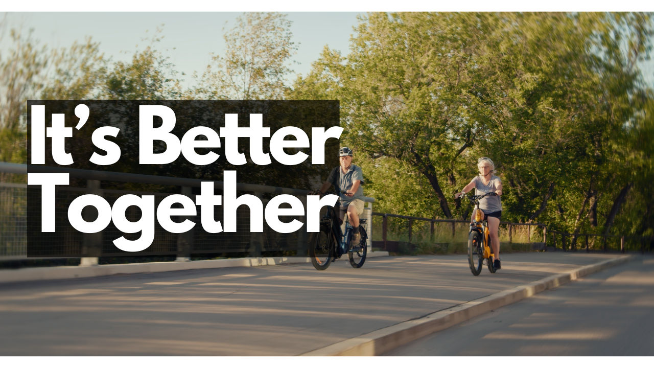 Cycle Together, Cycle Stronger: Group Rides on Electric Bikes for Seni