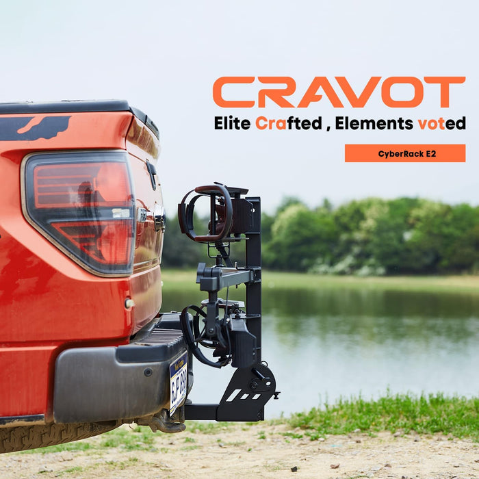 Cravot CyberRack E2 Hitch Bike Rack | eBike Vehicle Carriers - Biktrix